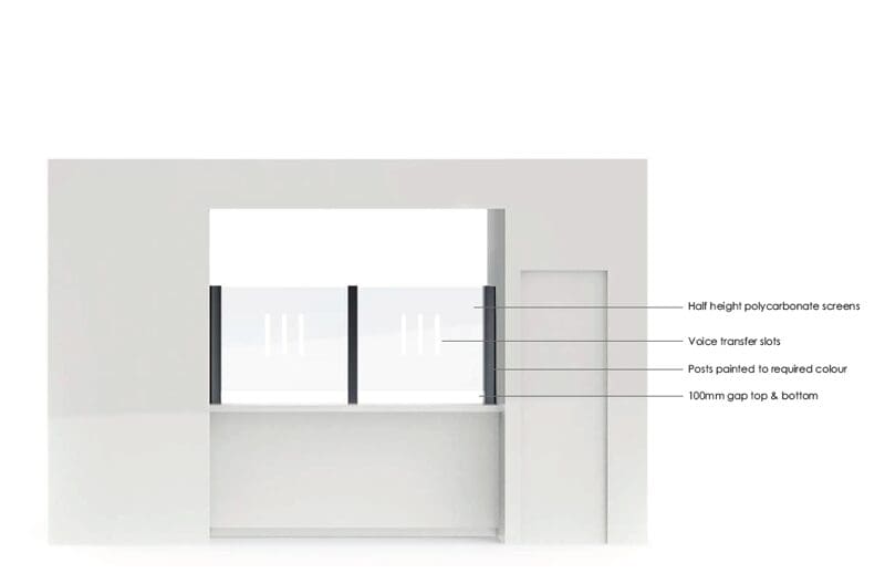 Meteor Teller Security Screen | Counter Security Solutions