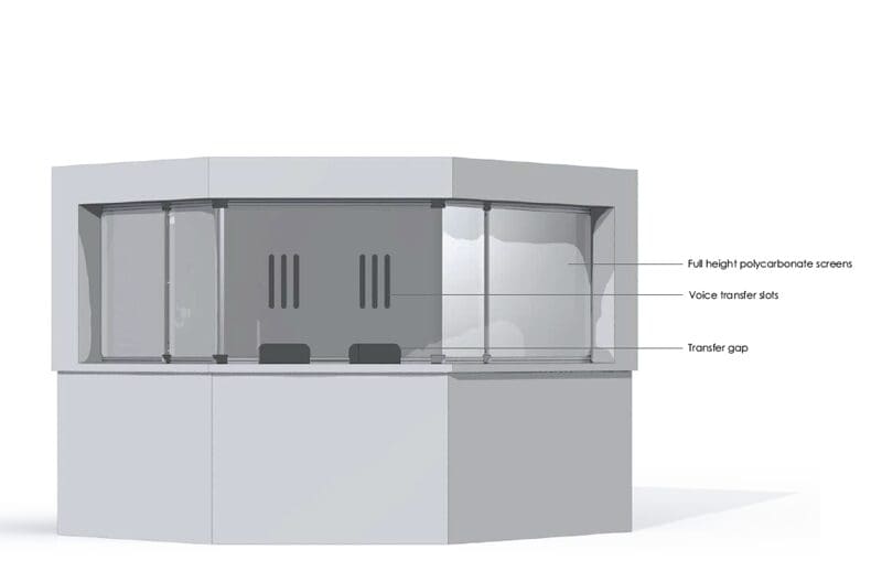 Orbit Teller Security Screen | Counter Security Solutions